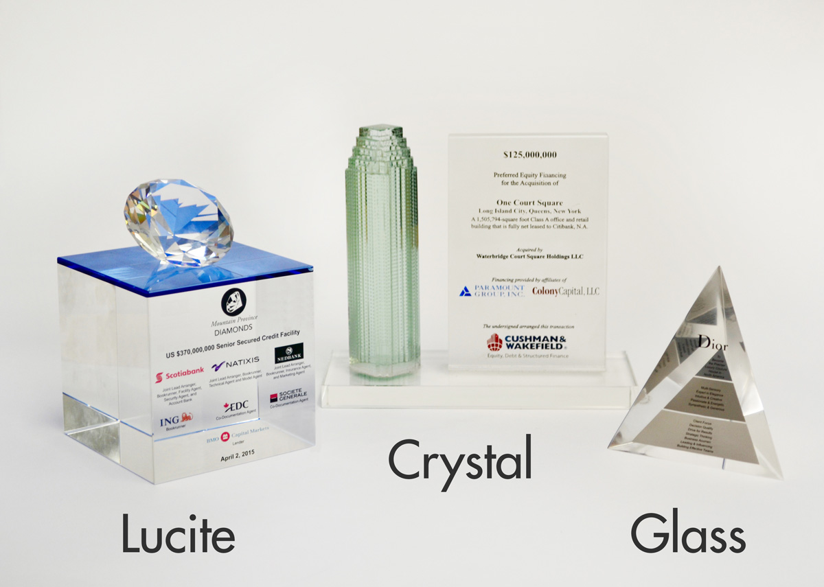 Lucite vs. Glass vs. Crystal: What’s the Difference? - DealGifts